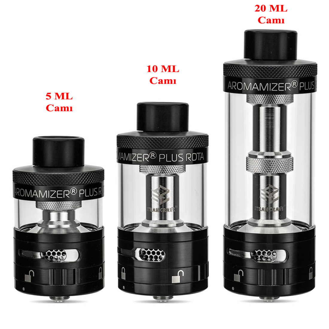 Steam Crave Aromamizer Plus RDTA Atomizer Camı - Aromamizer Plus RDTA Cam