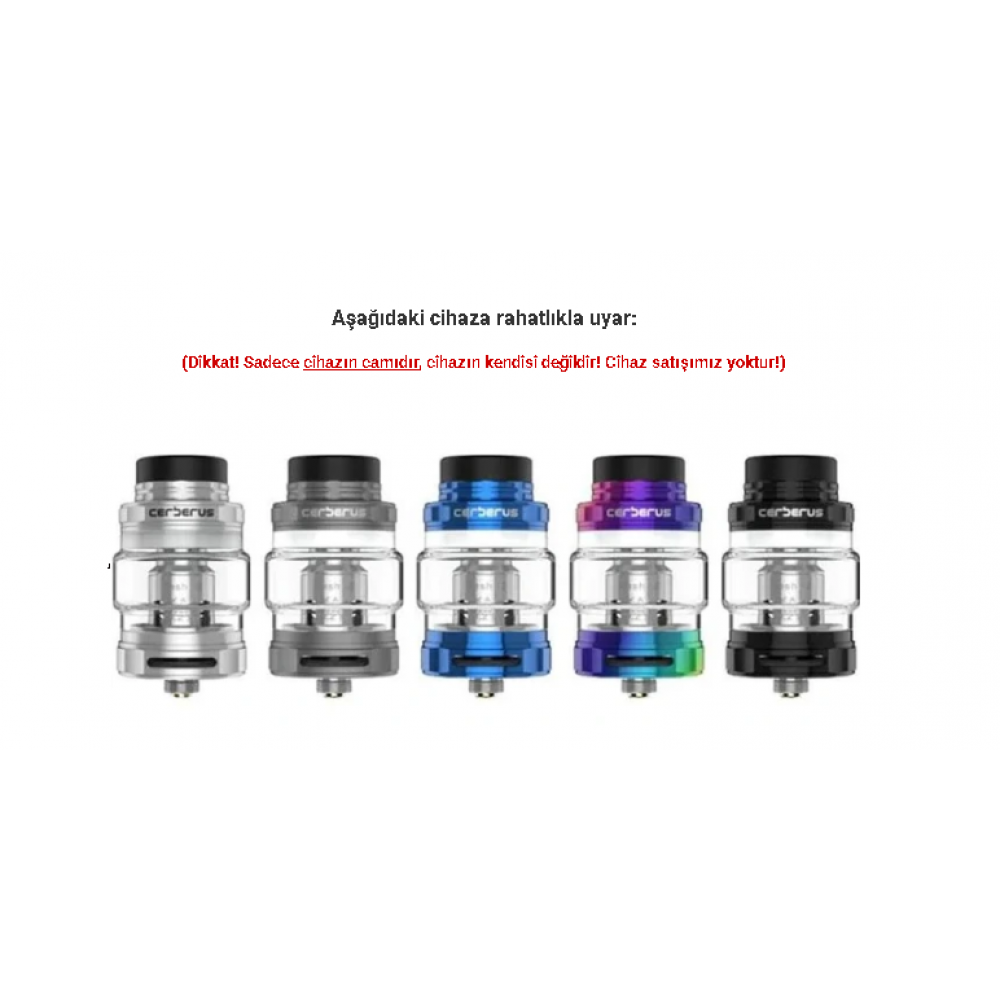 GeekVape Cerberus Tank Atomizer Camı - Cerberus Cam