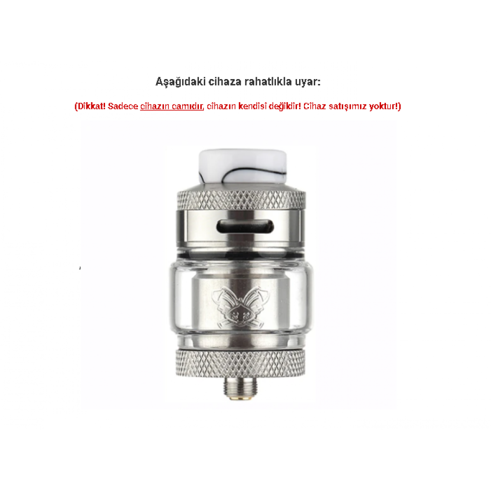 HellVape Dead Rabbit RTA Atomizer Camı - Dead Rabbit RTA Cam