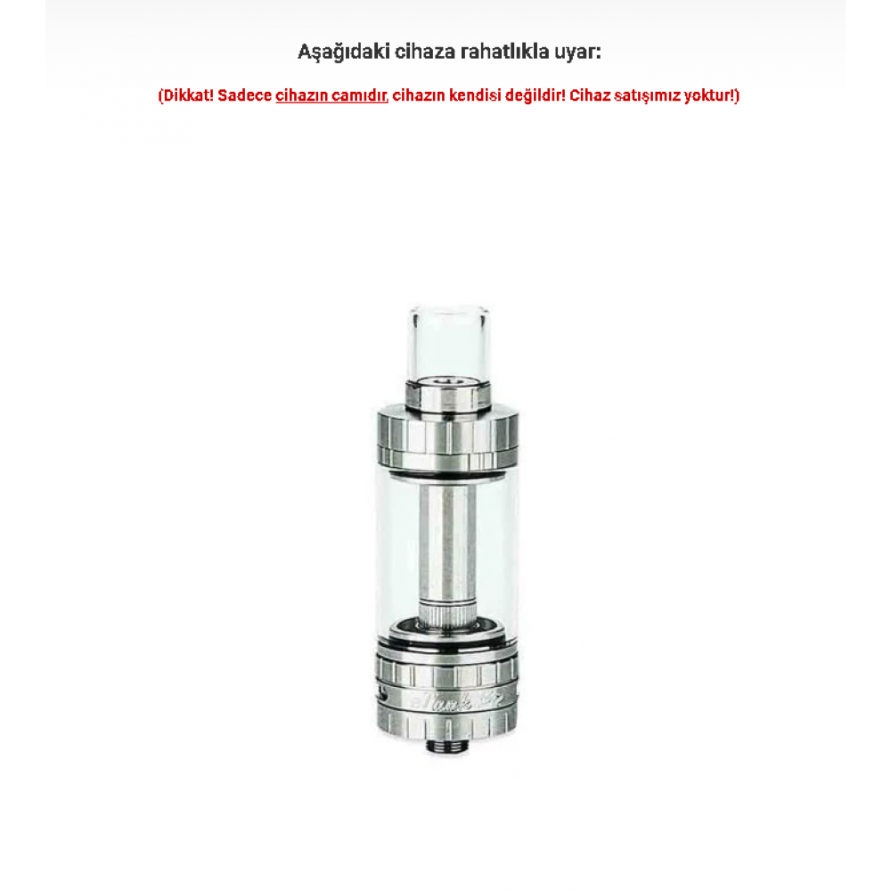 EHPRO eTank S2 RTA Atomizer Camı - eTank S2 RTA CAM