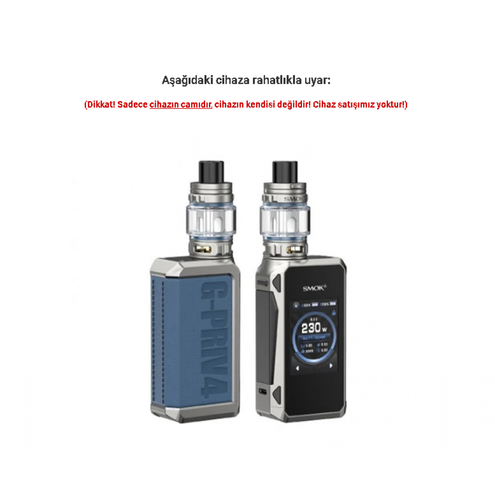 Smok G Priv 4 Atomizer Camı - Smok G Priv 4 Atomizer Camı