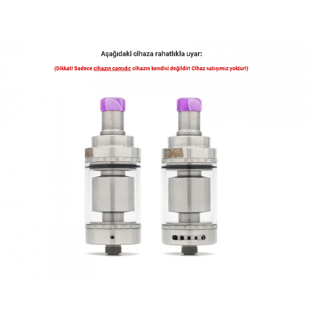 Digiflavor Siren 2 - 22 MM GTA Atomizer Camı - Siren 2 - 22 MM GTA Cam