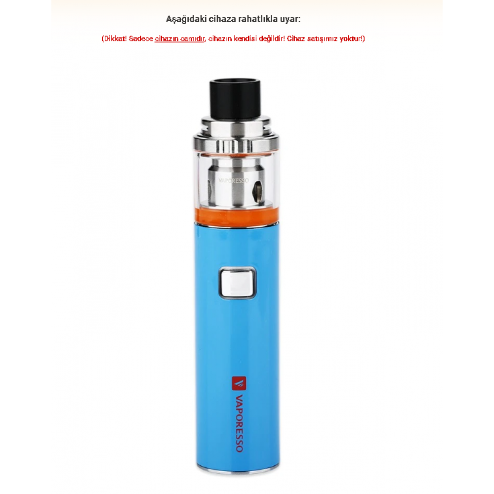 Vaporesso Veco Solo Kit Atomizer Camı - Veco Solo Kit Cam