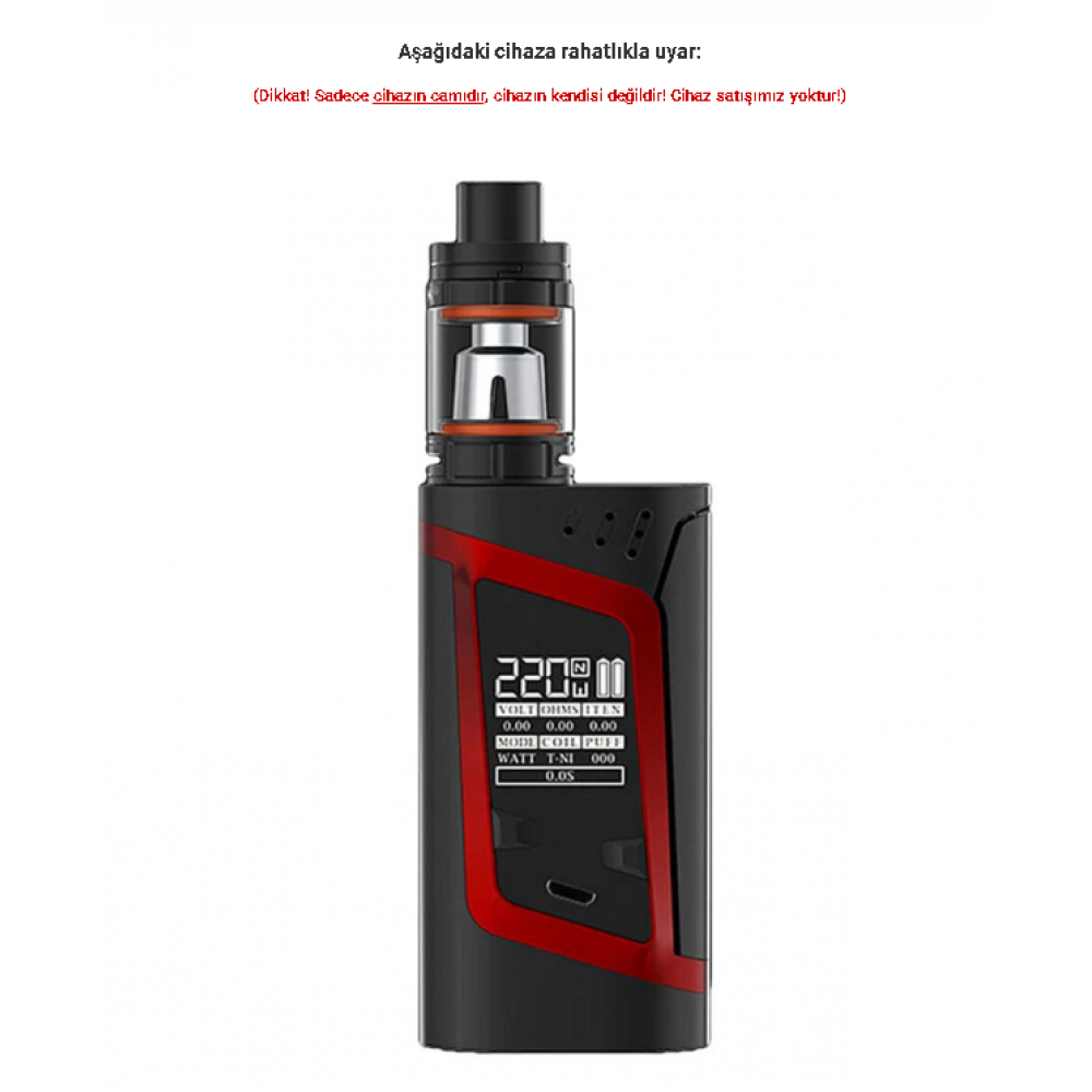 Smok Alien Atomizer Camı - Alien Cam