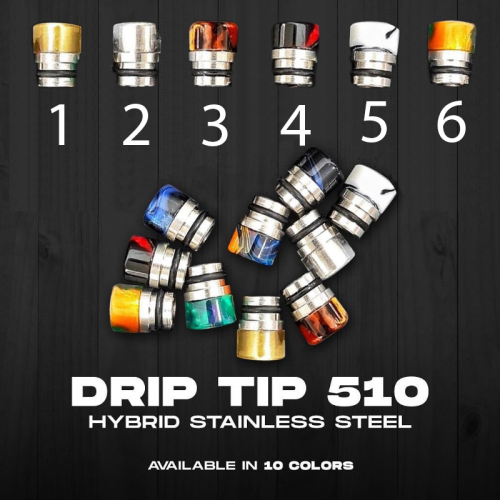 510 Pin Drip Tipler - 510 Drip Tip Modelleri